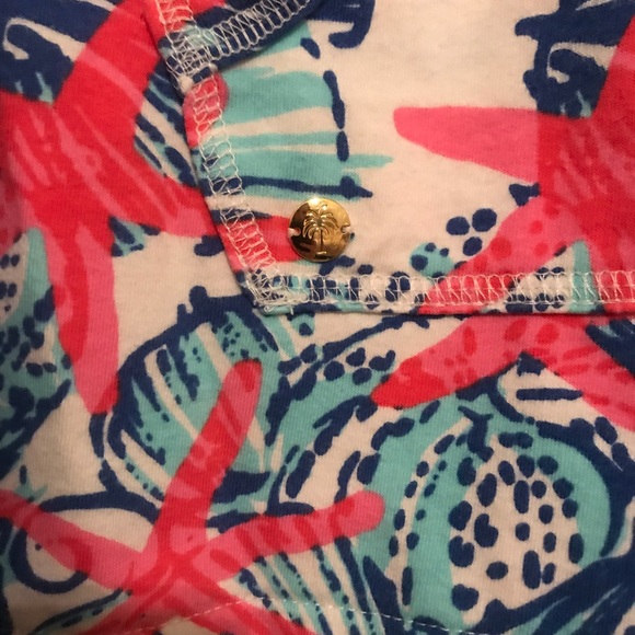 Lilly Pulitzer | Tops | Lilly Pulitzer She She Shells Skipper Popover S ...